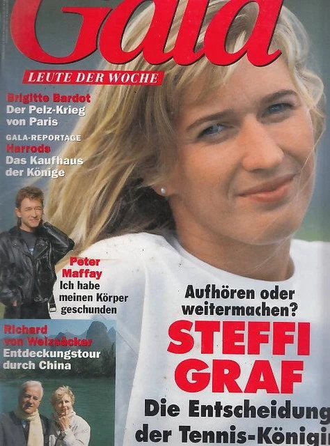 GALA STEFFI GRAF,MARIA Schrader,Brigitte Bardot,Maria Schell,Peter ...