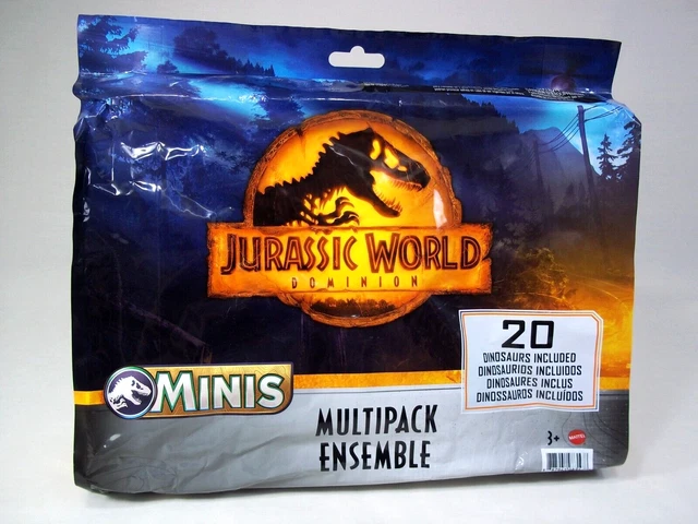 RARE JURASSIC WORLD Dominion Minis Multipack 20 Dinosaurs Figures ...