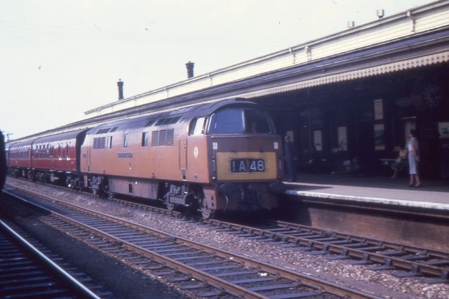 35MM RAILWAY SLIDE: COLOUR-RAIL: DE 869: CLASS 52: D1015 WESTERN ...