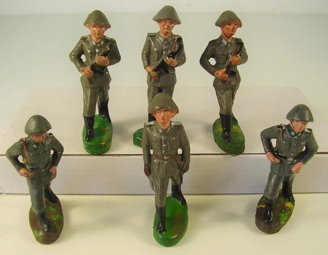 MASSE - HOHLPLASTIK NVA Soldaten aus DDR Zeit MPi £111.50 - PicClick UK