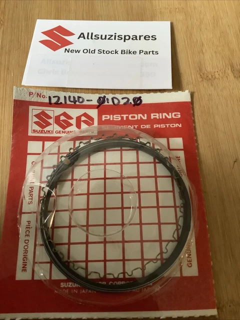 SUZUKI NOS 89-11 GS500 Std Piston Ring Set X2 12140-01D20 $200.00 - PicClick AU