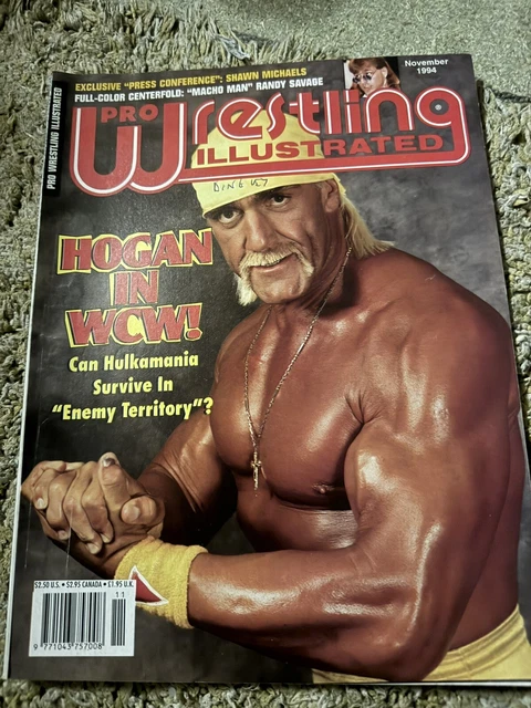 PRO WRESTLING ILLUSTRATED Magazine November 1994 Hulk Hogan WWF WCW NWA ...