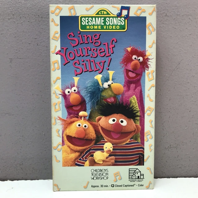 SESAME STREET’S SING Yourself Silly VHS Video Tape VTG Random House ...