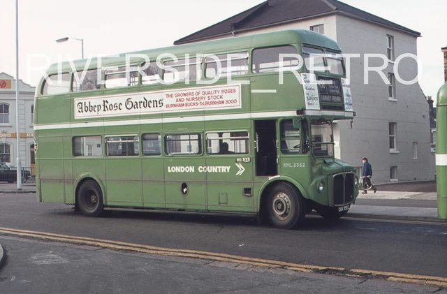 35MM 1970S COLOUR Bus/Coach Slide London Country Routmaster CUV352C ...