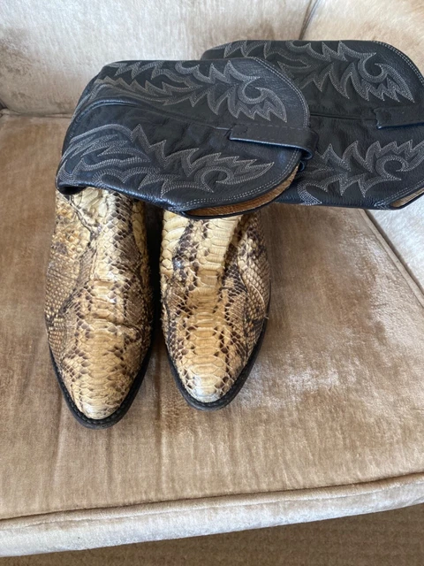 COWBOY BOOT ...DAN post Natural Manning Python Boot 10.5 £70.00 ...