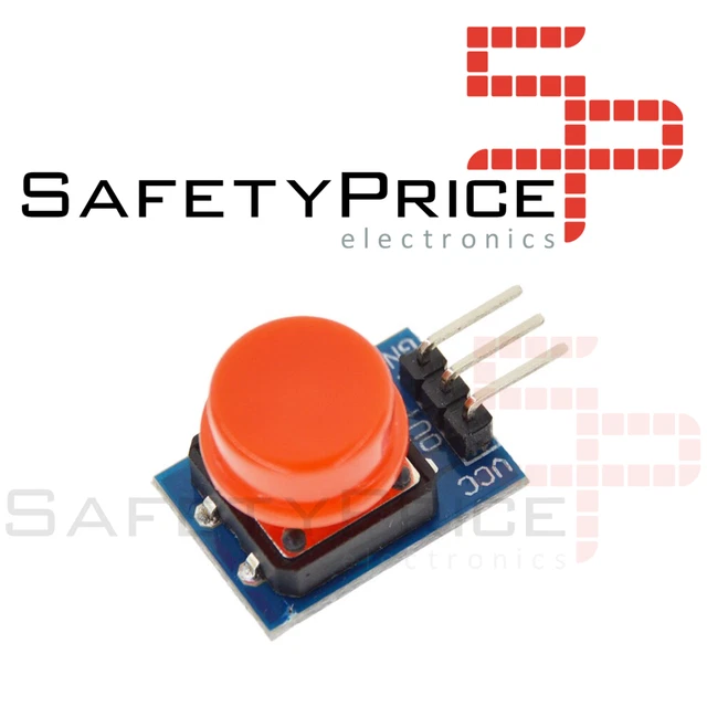ARDUINO RASPBERRY PI Red 12x12mm Touch Switch Push Button Module $1.77 ...