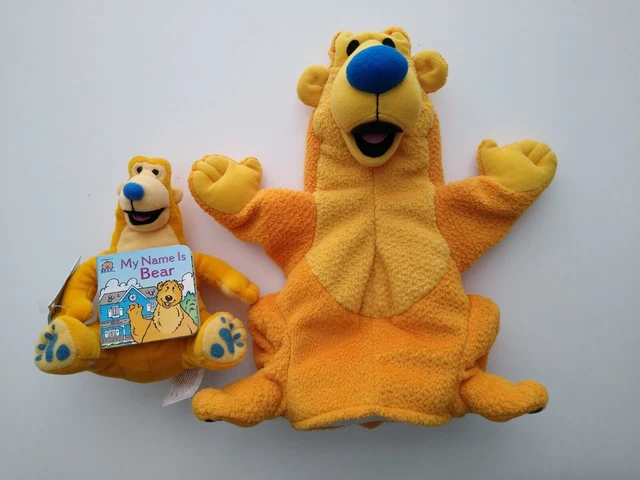 BEAR IN THE Big Blue House Fisher Price Puppet and Small Bear with ...