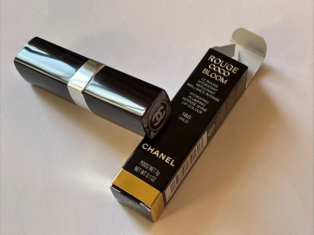 CHANEL ROUGE COCO Bloom Hydrating PLUMPING Intense Shine Lipstick 160 ...