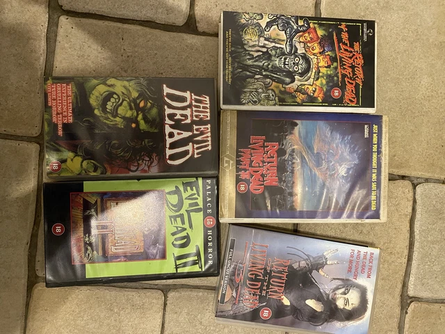 RETURN OF THE Living Dead VHS Horror Bundle 1,2,3 Plus 2 Evil Dead ...