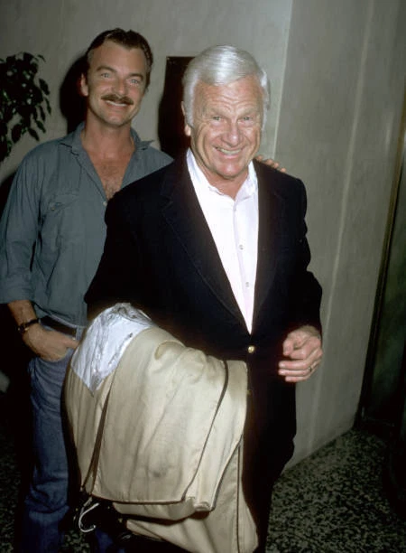 EDDIE ALBERT & son Edward Albert at Eddie Albert & Son Edwar - 1986 Old ...