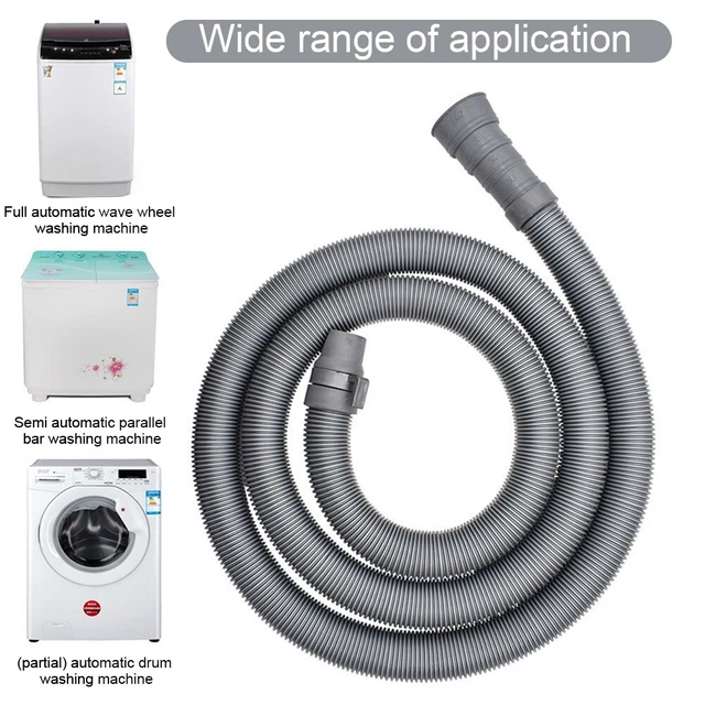 HOME UNIVERSAL EXTENSION Drain Hose Sink Washing Machine Waste Pipe ...