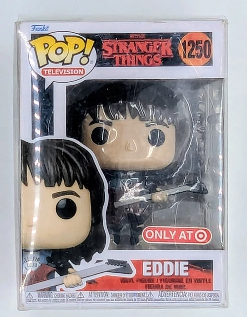 FUNKO POP! STRANGER Things Eddie Munson #1250 With Guitar Netflix ...