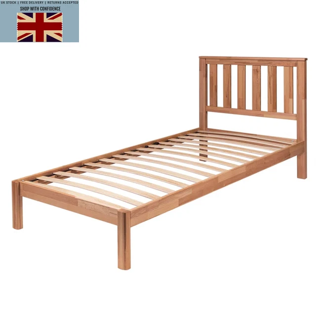 KROK WOOD SOFIA Solid Wood Bed in Beech £220.47 - PicClick UK