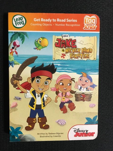 DISNEY LEAP FROG Jake and the Never Land Pirates Tag Junior Board Book ...
