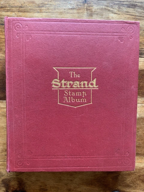 THE STRAND STAMP Album for Stamps of the World - Penny Red/blush £30.00 ...