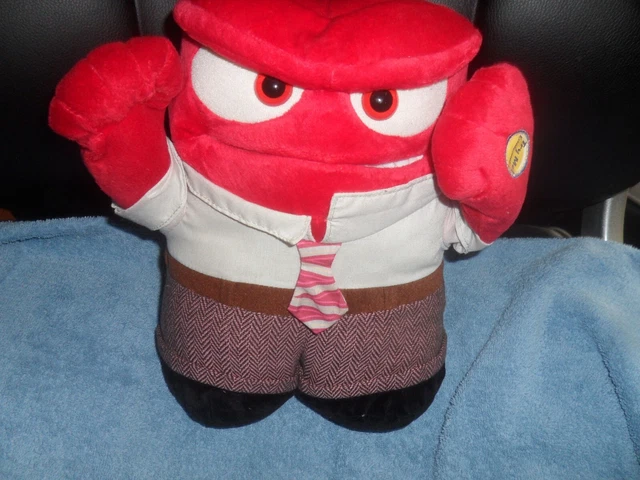 DISNEY STORE PIXAR INSIDE OUT Animated Talking ANGER Plush £9.99 ...