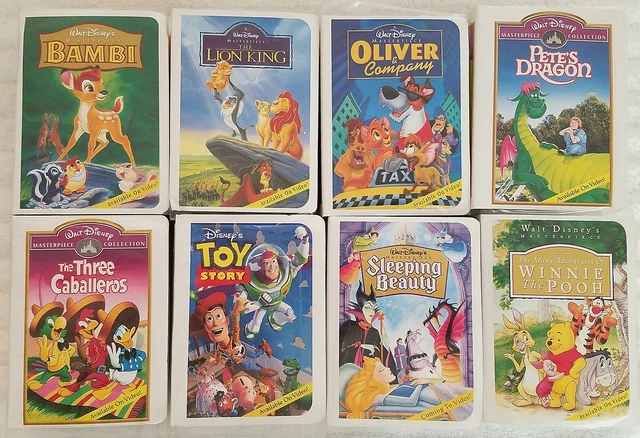 WALT DISNEY'S HOME Video Masterpiece Collection 1997 Complete Set Of 8 ...