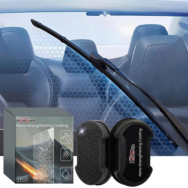 NANO COATING SPONGE One Way Mirror Nano Coating One Cleaning Way Wipes ...