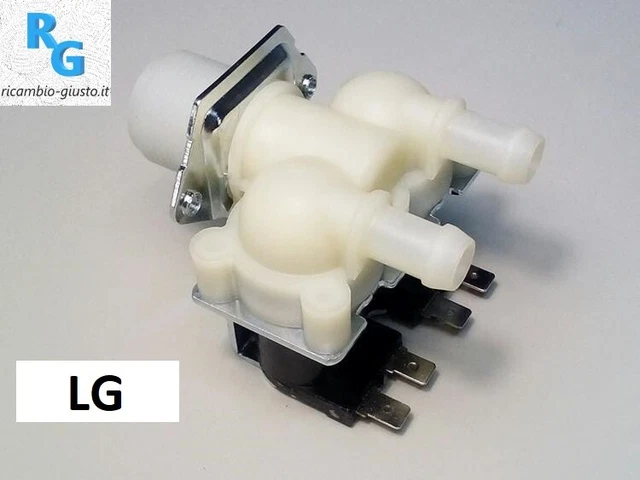 VALVOLA LAVATRICE LG 5221En1005B,Elettrovalvola Originale 2 Vie 220V ...