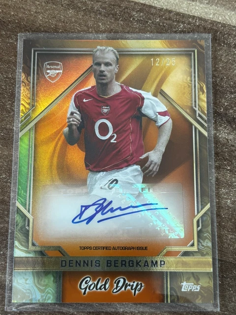 TOPPS ARSENAL TEAM Set Dennis Bergkamp 12/25 voiture EUR 11,50 ...
