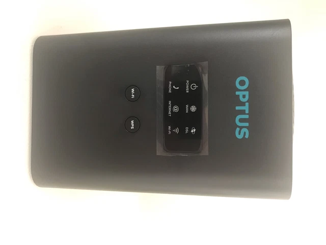 OPTUS NBN MODEM/ROUTER Sagemcom 5366 FST LTE F@st Black New in box £24. ...