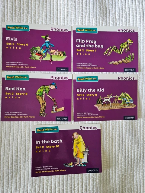 READ WRITE INC Phonics Story Book Set 2 Story 6, 7, 8, 9 and 10 £6.96 ...