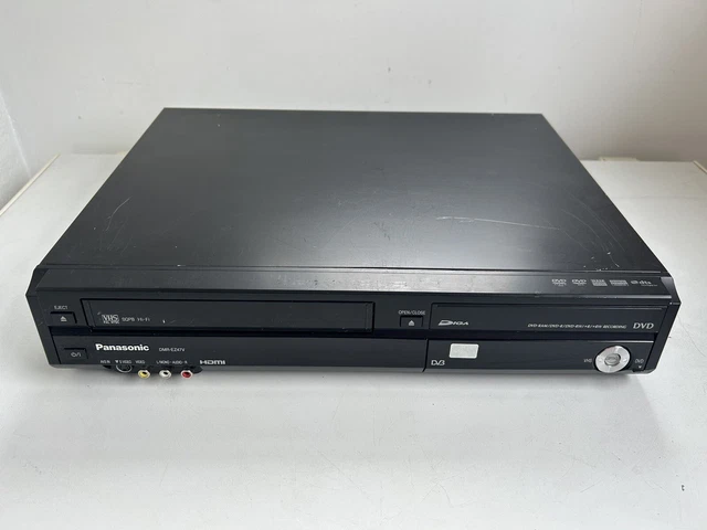 PANASONIC DMR-EZ47V VHS DVD Video Recorder Player Freeview VCR Combo ...