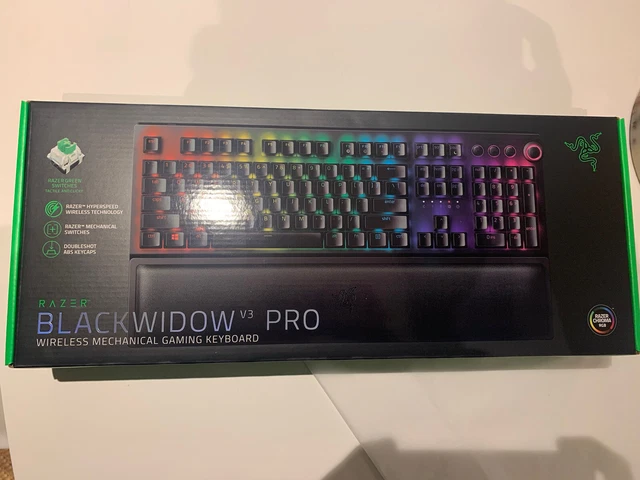 RAZER BLACKWIDOW V3 Pro Mechanical Wireless Gaming Keyboard Razer Green ...