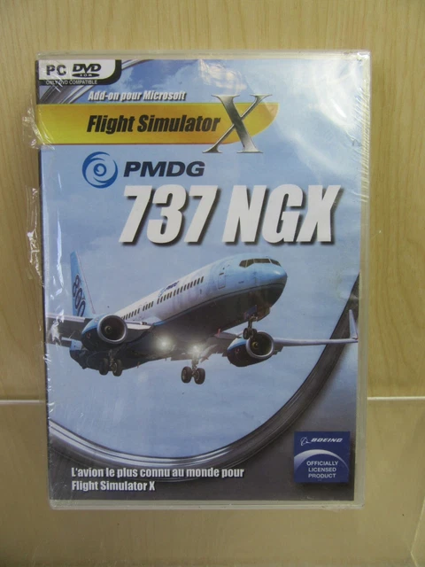 PMDG 737 NGX Pc DVD Rom nm Add-On Expansion Microsoft Flight Simulator ...