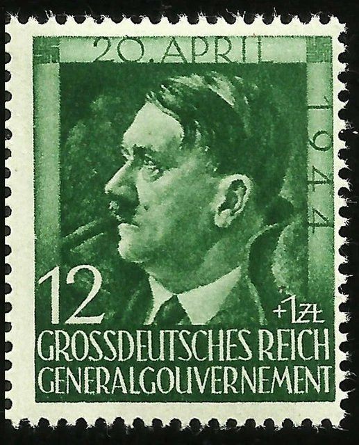 1944 NAZI OCCUPIED Poland Adolf Hitler Birthday 20th April WWII ...