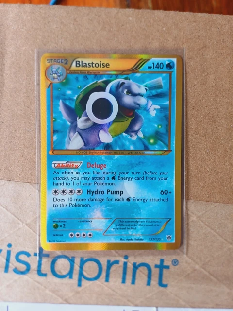 POKÉMON TCG BLASTOISE Black and White Plasma Storm 137/135 Holo Secret Rare EUR 153,38 - PicClick FR