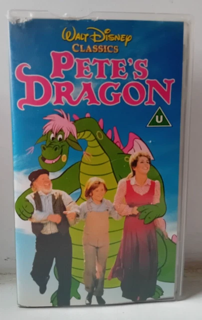 WALT DISNEY CLASSICS Pete's Dragon VHS Tape PAL/VHS Vintage Collectable ...