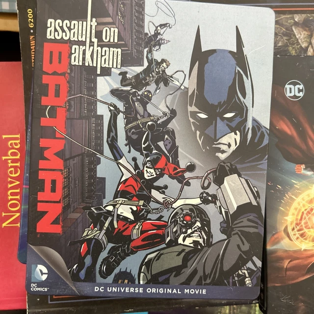 BATMAN: ASSAULT ON Arkham (Blu-ray/DVD, 2014, 2-Discs) Steelbook OOP ...