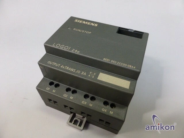 SIEMENS SIMATIC LOGIKMODUL Logo 24O 6ED1052-2CC00-0BA4 6ED1 052-2CC00 ...