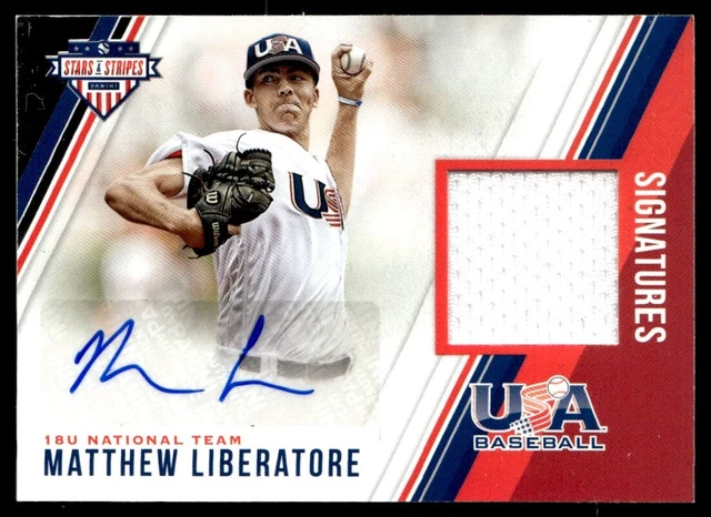 2018 PANINI STARS & Stripes and Signatures Matthew Liberatore Auto 084/ ...
