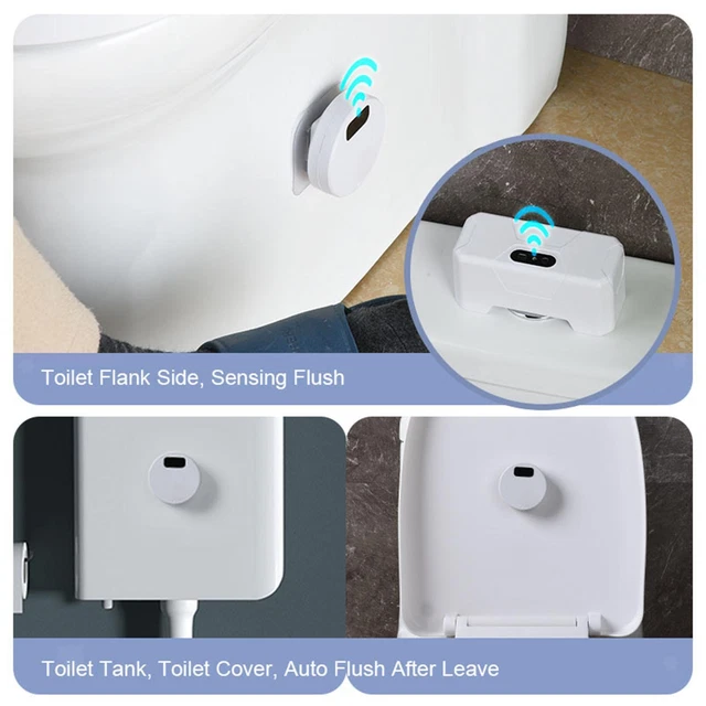 AUTOMATIC TOILET FLUSHER Infrared Sensor Toilet Flushing System ...