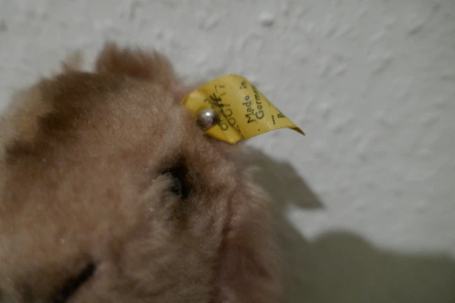 STEIFF PIFF MURMELTIER/MARMOT 2200/17 Dralon 1970s Vintage Werbetier ...