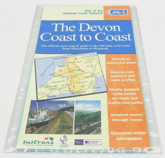DEVON COAST TO Coast: The Official Route Map & Guide to 102-Mile Cycle ...