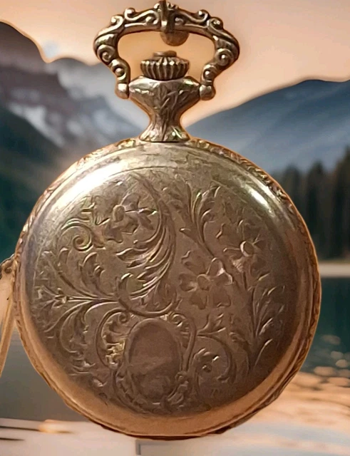 MONTRE GOUSSET SAVONNETTE PIROFA Suisse cadran décor révolutionnaire ...