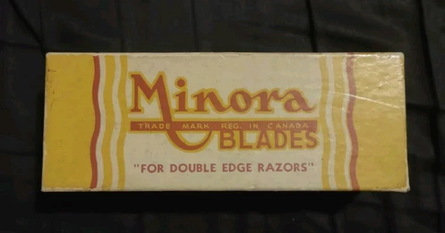VINTAGE MINORA BLADES For Double Edge Razors $17.99 - PicClick CA