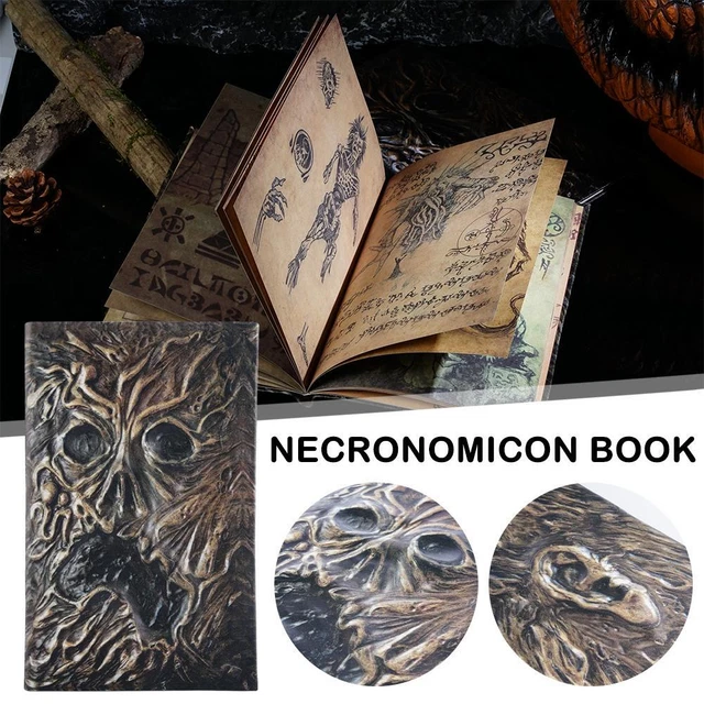 NECRONOMICON DARK MAGIC Book Demon Evil Dead Summon Book Altar Cer £10. ...