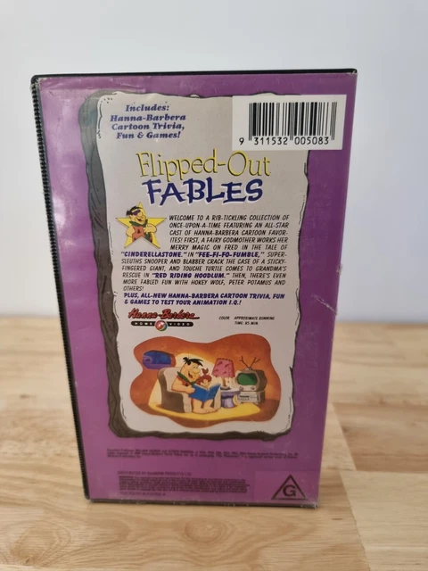 FLINTSTONES FLIPPED OUT Fables VHS Video Cartoon Hanna-Barbera Video ...