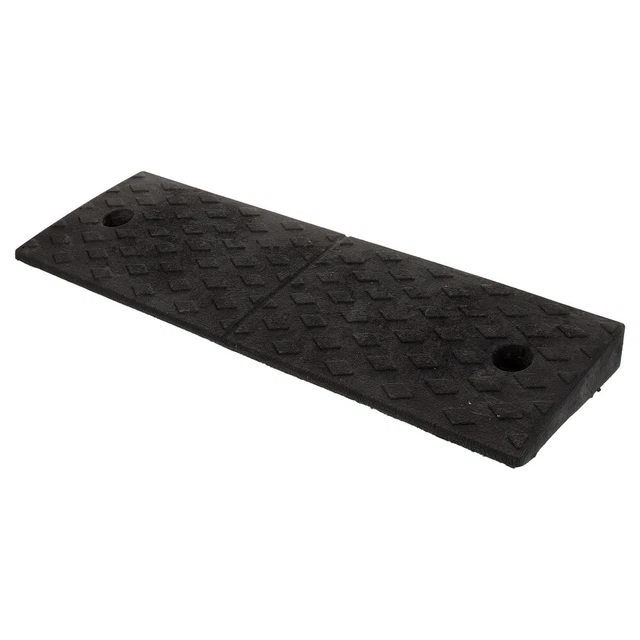 RUBBER SLOPE RAMP Rubber Threshold Ramp Portable Lightweight Outdoor ...