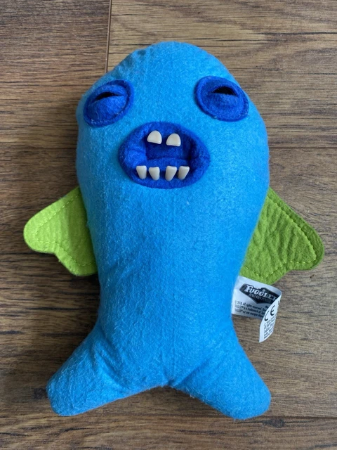 FUGGLER - SPIN Master - 2018 - Blue Cod Soft Plush Toy £1.16 - PicClick UK