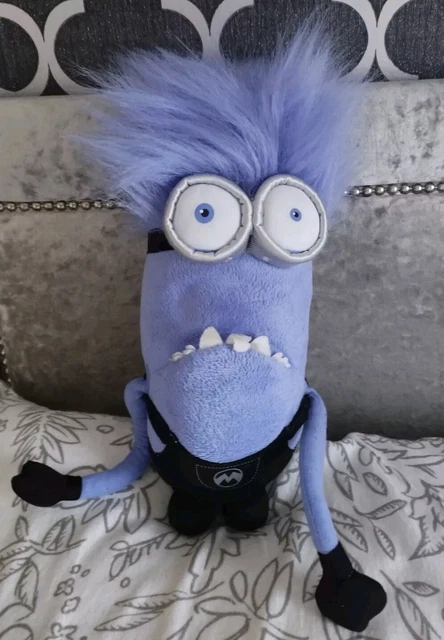 12” DESPICABLE ME 2 - Purple Evil Minion Plush Soft Toy £6.00 - PicClick UK