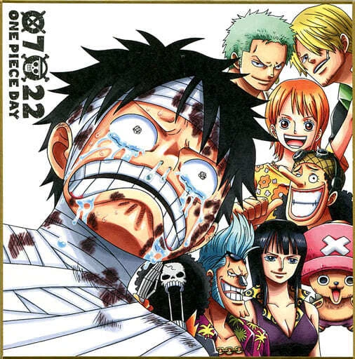 ONE PIECE BELLE Monkey D.Luffy Shikishi Carte Manga Jouet Collection ...