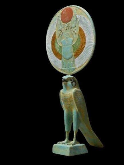 UNIQUE ANCIENT EGYPTIAN Antiques Egyptian falcon Goddess Horus Rare ...