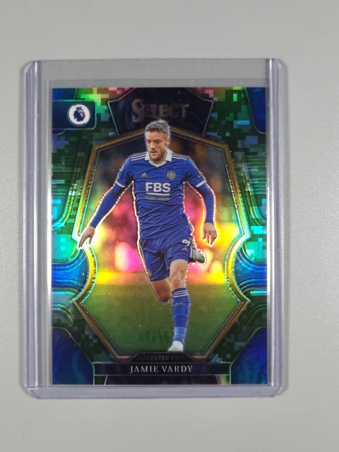 PANINI PREMIER LEAGUE Select 2022-23 Jamie Vardy /199 Camo READ ...