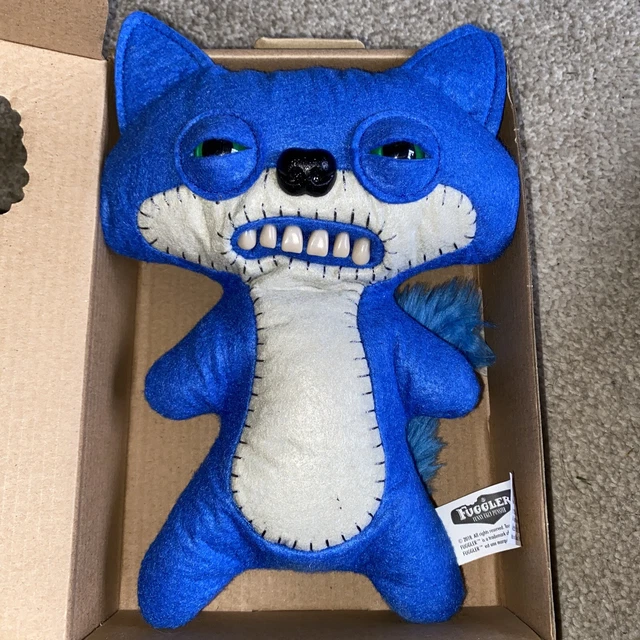 BLUE SUSPICIOUS FOX Felt Fuggler Monster With Realistic Teeth £9.00 ...