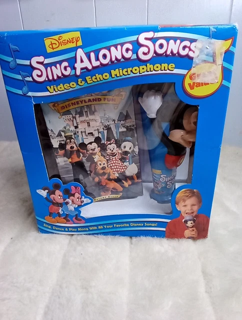 VINTAGE DISNEY SING Along Songs Video VHS & Echo Mickey Mouse ...